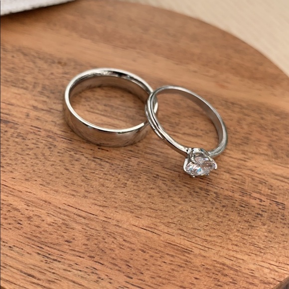 Jewelry | 2 Piece Wedding Ring Set | Poshmark